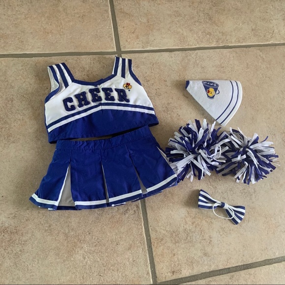 Build-A-Bear | Toys | Build A Bear Blue And White Cheerleading Outfit ...